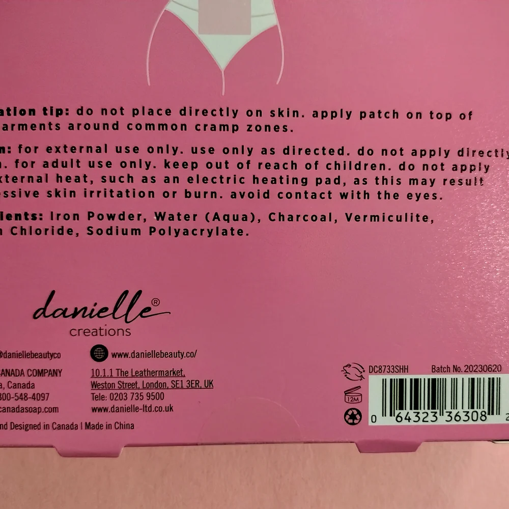 TheraWell | Other | Therawell Self Heating Patches Comfort Menstrual ...